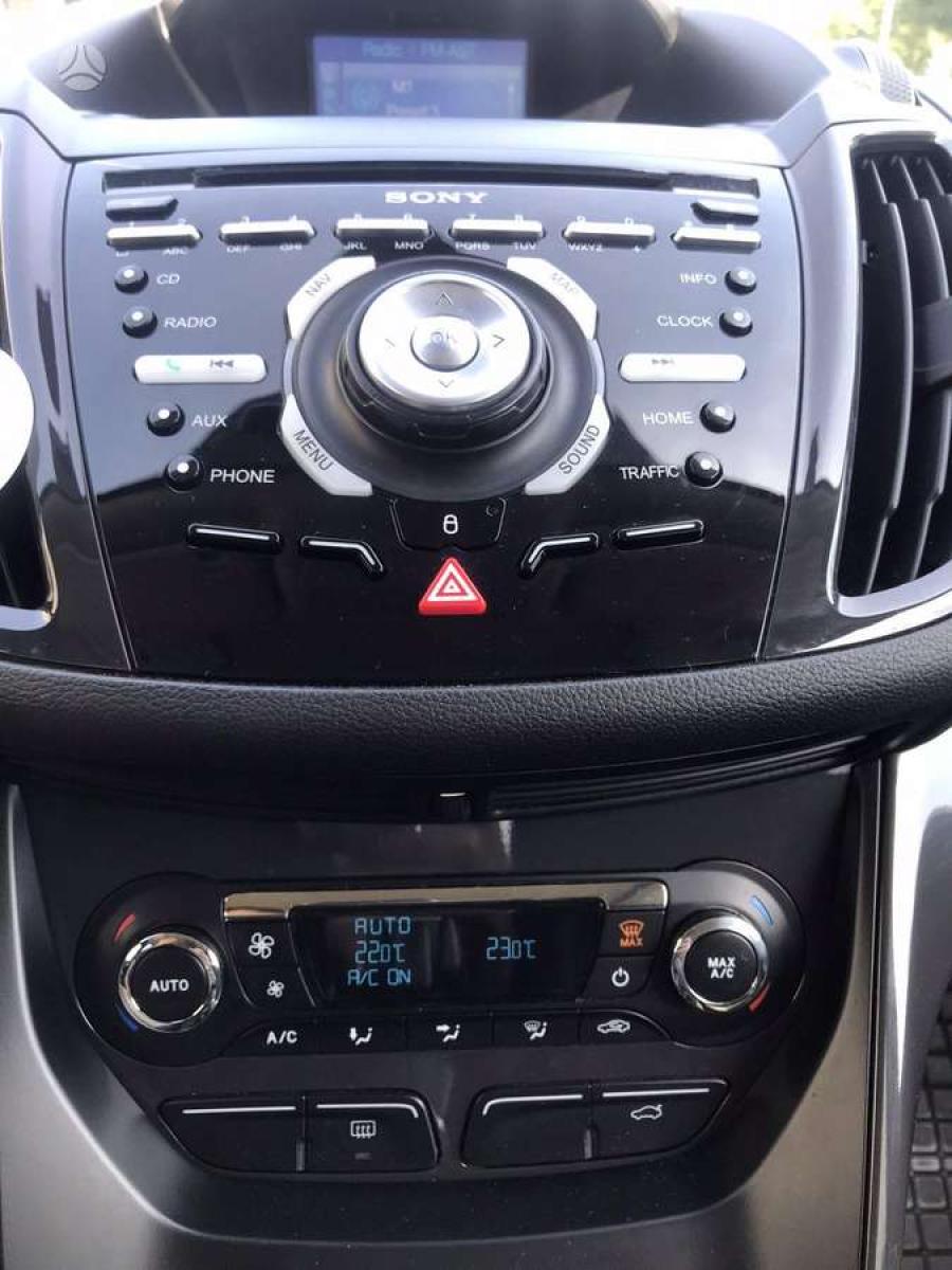Pelēks Ford Kuga 2013 Tauragė, ar dzinēja tilpumu 2.00 L un nobraukumu 284 tūkst. km par 5300 €, foto 12 vietnē AUTOMOTO.COM.LV