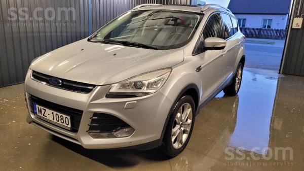 Grey Ford Kuga 2013 in Liepaja, with an engine capacity of 2.00 L and mileage of 230 thousand km for 7900 €, photo 1 on AUTOMOTO.COM.LV