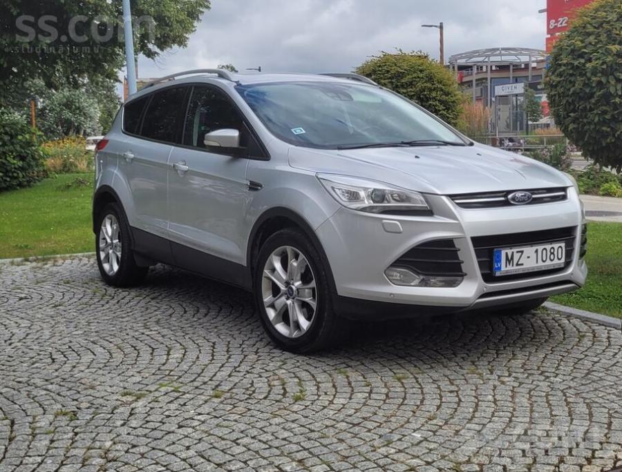 Grey Ford Kuga 2013 in Liepaja, with an engine capacity of 2.00 L and mileage of 230 thousand km for 7900 €, photo 16 on AUTOMOTO.COM.LV