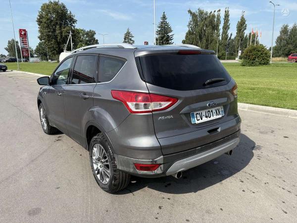 Grey Ford Kuga 2013 in Taurage, with an engine capacity of 2.00 L and mileage of 236 thousand km for 5900 €, photo 6 on AUTOMOTO.COM.LV