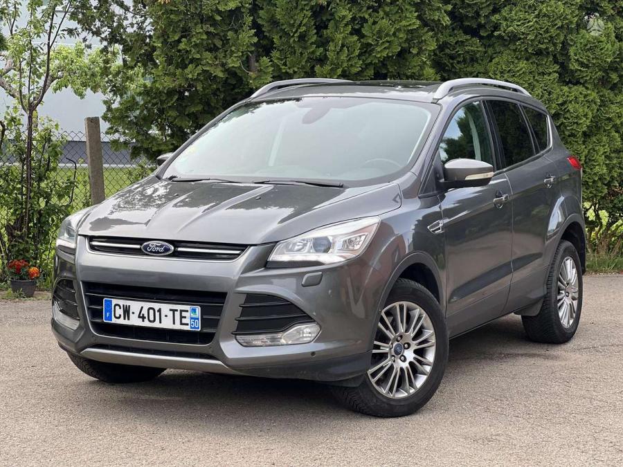 Grey Ford Kuga 2013 in Taurage, with an engine capacity of 2.00 L and mileage of 280 thousand km for 5990 €, photo 1 on AUTOMOTO.COM.LV