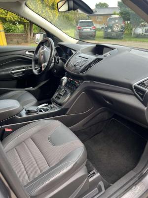 Grey Ford Kuga 2013 in Taurage, with an engine capacity of 2.00 L and mileage of 280 thousand km for 5990 €, photo 14 on AUTOMOTO.COM.LV
