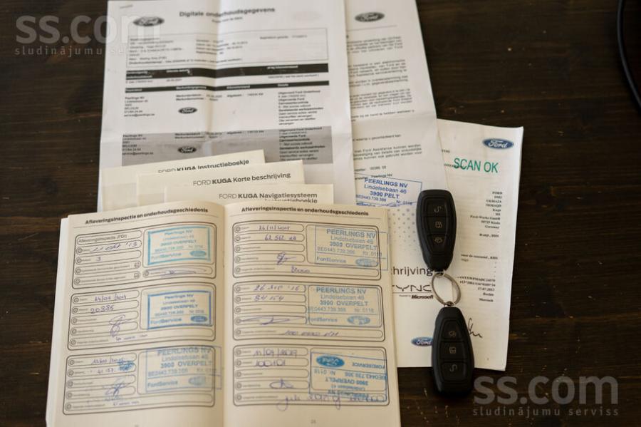 Pelēks Ford Kuga 2013 Liepāja, ar dzinēja tilpumu 2.00 L un nobraukumu 271 tūkst. km par 8400 €, foto 28 vietnē AUTOMOTO.COM.LV