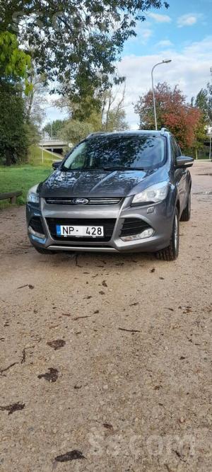 Grey Ford Kuga 2013 in Riga, with an engine capacity of 2.00 L and mileage of 205 thousand km for 7500 €, photo  on AUTOMOTO.COM.LV