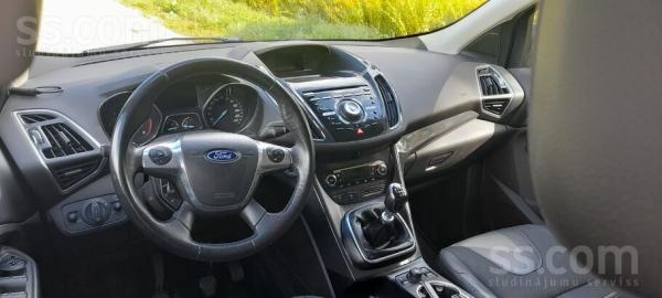 Grey Ford Kuga 2013 in Riga, with an engine capacity of 2.00 L and mileage of 205 thousand km for 7500 €, photo 6 on AUTOMOTO.COM.LV