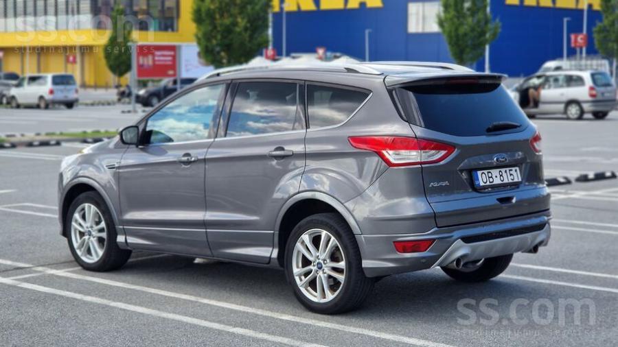 Pelēks Ford Kuga 2014 Rīga, ar dzinēja tilpumu 2.00 L un nobraukumu 160 tūkst. km par 12500 €, foto 7 vietnē AUTOMOTO.COM.LV