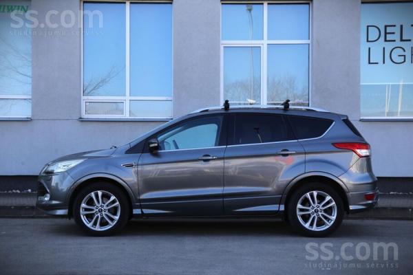 Pelēks Ford Kuga 2014 Rīga, ar dzinēja tilpumu 2.00 L un nobraukumu 0 tūkst. km par 7995 €, foto 2 vietnē AUTOMOTO.COM.LV