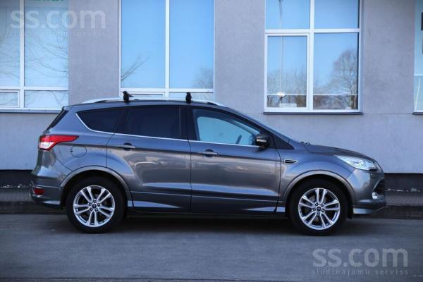 Pelēks Ford Kuga 2014 Rīga, ar dzinēja tilpumu 2.00 L un nobraukumu 0 tūkst. km par 7995 €, foto 3 vietnē AUTOMOTO.COM.LV