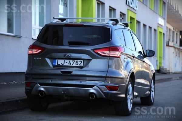 Pelēks Ford Kuga 2014 Rīga, ar dzinēja tilpumu 2.00 L un nobraukumu 0 tūkst. km par 7995 €, foto 6 vietnē AUTOMOTO.COM.LV