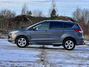 Pelēks Ford Kuga 2014 Tukums, ar dzinēja tilpumu 2.00 L un nobraukumu 186 tūkst. km par 10290 €, foto 4 vietnē AUTOMOTO.COM.LV
