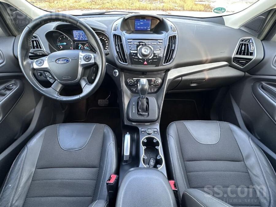 Pelēks Ford Kuga 2014 Tukums, ar dzinēja tilpumu 2.00 L un nobraukumu 186 tūkst. km par 10290 €, foto 11 vietnē AUTOMOTO.COM.LV