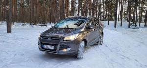 Grey Ford Kuga 2014 in Vilnius, with an engine capacity of 2.00 L and mileage of 225 thousand km for 9700 €, photo 3 on AUTOMOTO.COM.LV
