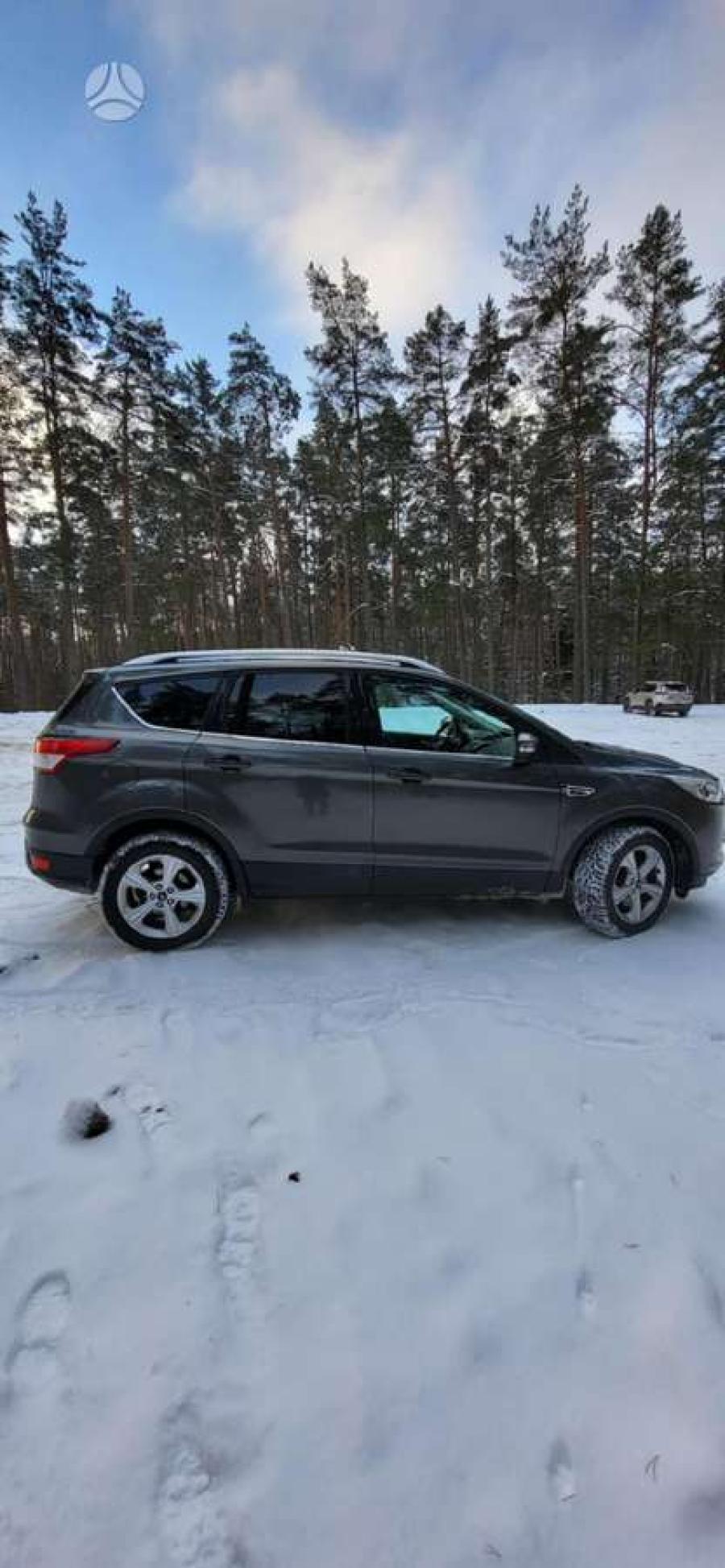Grey Ford Kuga 2014 in Vilnius, with an engine capacity of 2.00 L and mileage of 225 thousand km for 9700 €, photo 5 on AUTOMOTO.COM.LV