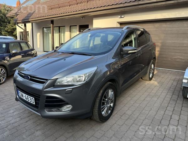 Grey Ford Kuga 2014 in Ogre, with an engine capacity of 1.60 L and mileage of 222 thousand km for 7650 €, photo 1 on AUTOMOTO.COM.LV