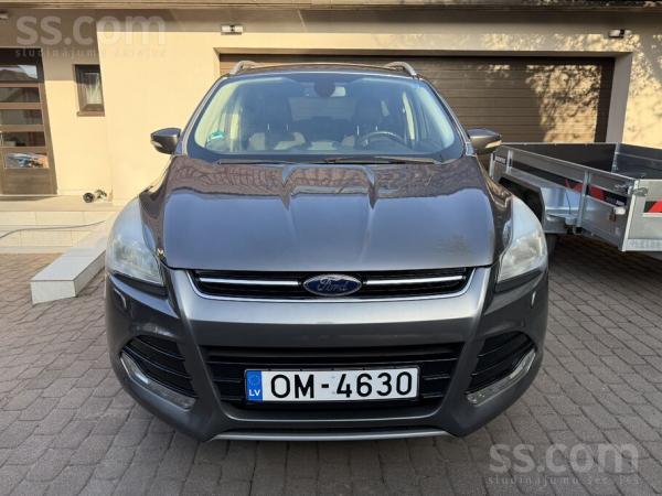 Grey Ford Kuga 2014 in Ogre, with an engine capacity of 1.60 L and mileage of 222 thousand km for 7650 €, photo 5 on AUTOMOTO.COM.LV