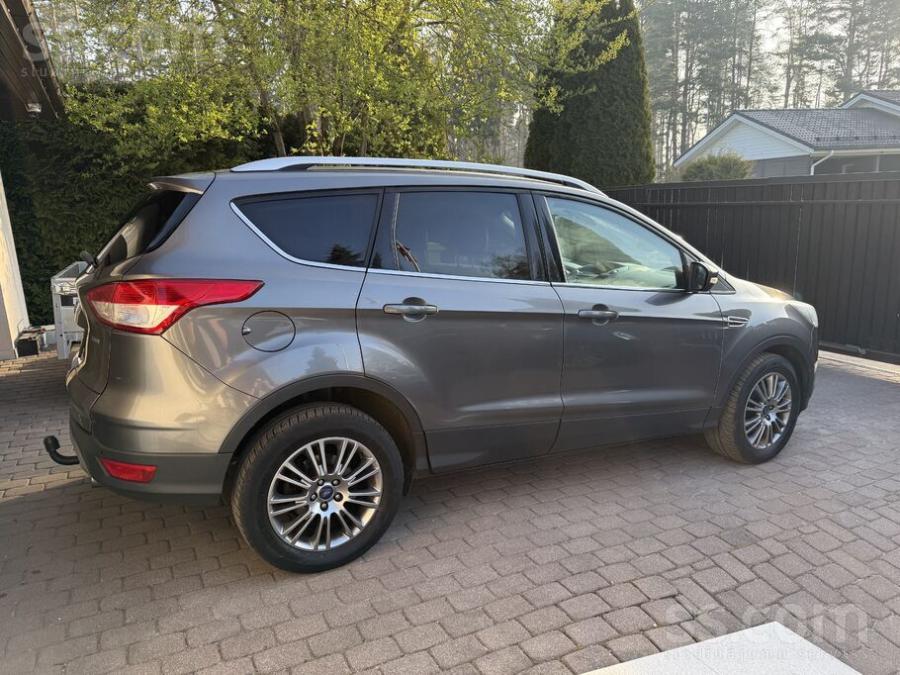 Pelēks Ford Kuga 2014 Ogre, ar dzinēja tilpumu 1.60 L un nobraukumu 222 tūkst. km par 7650 €, foto 7 vietnē AUTOMOTO.COM.LV
