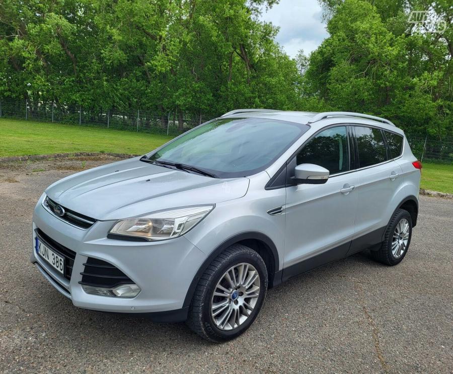 Grey Ford Kuga 2014 in Siauliai, with an engine capacity of 2.00 L and mileage of 300 thousand km for 6350 €, photo 3 on AUTOMOTO.COM.LV