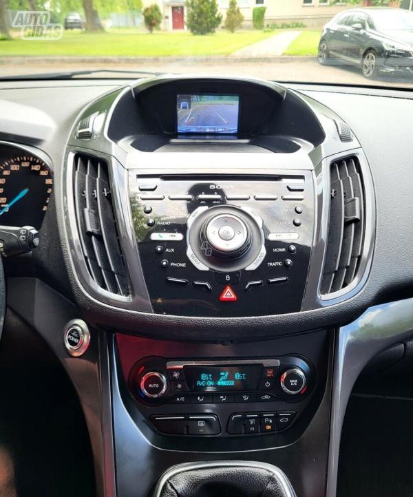 Grey Ford Kuga 2014 in Siauliai, with an engine capacity of 2.00 L and mileage of 300 thousand km for 6350 €, photo 10 on AUTOMOTO.COM.LV