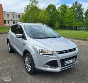 Grey Ford Kuga 2014 in Siauliai, with an engine capacity of 2.00 L and mileage of 300 thousand km for 6350 €, photo 15 on AUTOMOTO.COM.LV