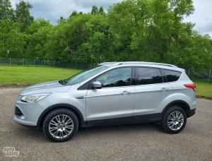Grey Ford Kuga 2014 in Siauliai, with an engine capacity of 2.00 L and mileage of 300 thousand km for 6350 €, photo 4 on AUTOMOTO.COM.LV