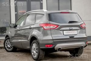 Grey Ford Kuga 2014 in Tukums, with an engine capacity of 2.00 L and mileage of 217 thousand km for 9480 €, photo 6 on AUTOMOTO.COM.LV