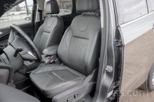 Grey Ford Kuga 2014 in Tukums, with an engine capacity of 2.00 L and mileage of 217 thousand km for 9480 €, photo 10 on AUTOMOTO.COM.LV