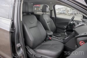 Grey Ford Kuga 2014 in Tukums, with an engine capacity of 2.00 L and mileage of 217 thousand km for 9480 €, photo 13 on AUTOMOTO.COM.LV