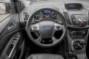 Grey Ford Kuga 2014 in Tukums, with an engine capacity of 2.00 L and mileage of 217 thousand km for 9480 €, photo 16 on AUTOMOTO.COM.LV