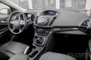 Grey Ford Kuga 2014 in Tukums, with an engine capacity of 2.00 L and mileage of 217 thousand km for 9480 €, photo 17 on AUTOMOTO.COM.LV