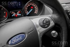 Grey Ford Kuga 2014 in Tukums, with an engine capacity of 2.00 L and mileage of 217 thousand km for 9480 €, photo 21 on AUTOMOTO.COM.LV