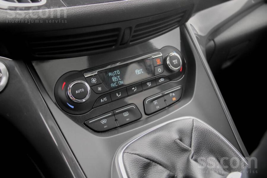 Grey Ford Kuga 2014 in Tukums, with an engine capacity of 2.00 L and mileage of 217 thousand km for 9480 €, photo 22 on AUTOMOTO.COM.LV