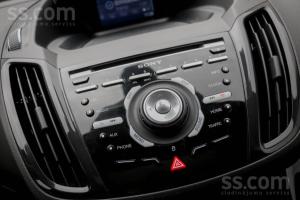 Grey Ford Kuga 2014 in Tukums, with an engine capacity of 2.00 L and mileage of 217 thousand km for 9480 €, photo 23 on AUTOMOTO.COM.LV