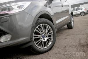 Grey Ford Kuga 2014 in Tukums, with an engine capacity of 2.00 L and mileage of 217 thousand km for 9480 €, photo 30 on AUTOMOTO.COM.LV