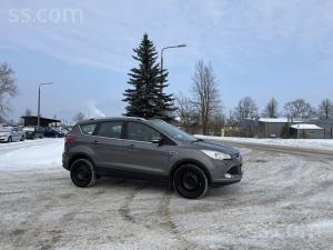 Grey Ford Kuga 2014 in Cesis, with an engine capacity of 1.60 L and mileage of 0 thousand km for 8900 €, photo 3 on AUTOMOTO.COM.LV