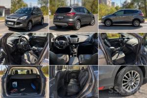 Pelēks Ford Kuga 2014 Rīga, ar dzinēja tilpumu 2.00 L un nobraukumu 216 tūkst. km par 6200 €, foto 10 vietnē AUTOMOTO.COM.LV