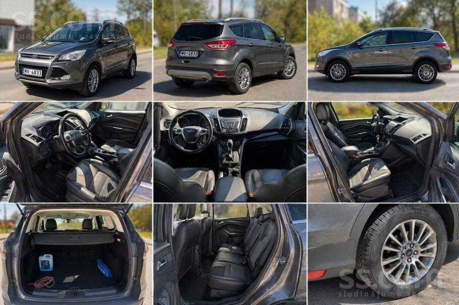 Pelēks Ford Kuga 2014 Rīga, ar dzinēja tilpumu 2.00 L un nobraukumu 216 tūkst. km par 6200 €, foto 10 vietnē AUTOMOTO.COM.LV