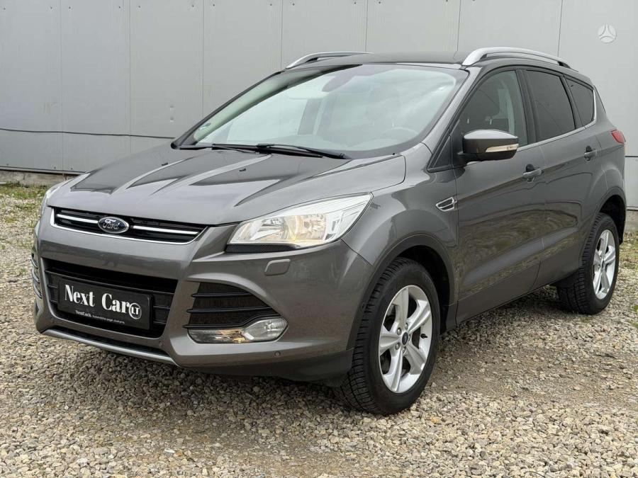 Pelēks Ford Kuga 2014 Kauņa, ar dzinēja tilpumu 2.00 L un nobraukumu 127 tūkst. km par 7500 €, foto 1 vietnē AUTOMOTO.COM.LV