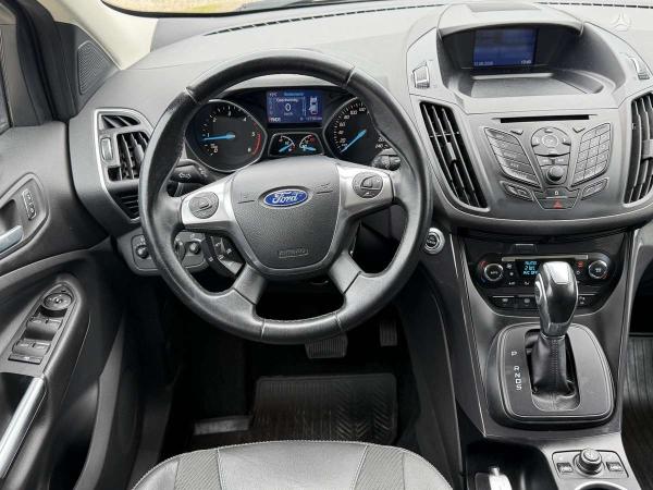 Grey Ford Kuga 2014 in Kaunas, with an engine capacity of 2.00 L and mileage of 127 thousand km for 7500 €, photo 9 on AUTOMOTO.COM.LV