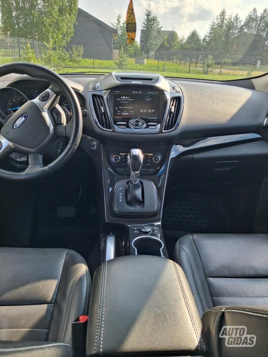 Grey Ford Kuga 2014 in Siauliai, with an engine capacity of 16.00 L and mileage of 187 thousand km for 4000 €, photo 13 on AUTOMOTO.COM.LV