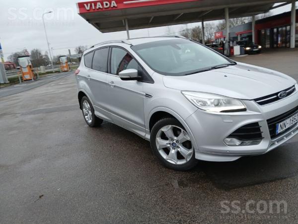 Pelēks Ford Kuga 2014 Rīga, ar dzinēja tilpumu 2.00 L un nobraukumu 237 tūkst. km par 7600 €, foto 8 vietnē AUTOMOTO.COM.LV