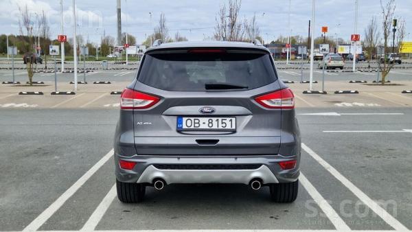 Grey Ford Kuga 2014 in Riga, with an engine capacity of 2.00 L and mileage of 173 thousand km for 9850 €, photo 6 on AUTOMOTO.COM.LV