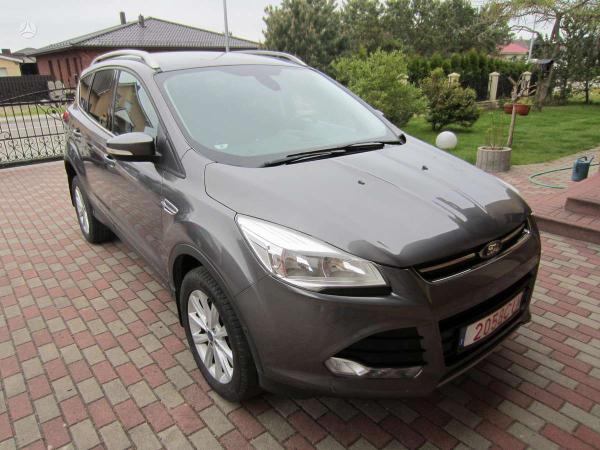 Grey Ford Kuga 2014 in Gargzdai, with an engine capacity of 2.00 L and mileage of 145 thousand km for 7900 €, photo 1 on AUTOMOTO.COM.LV