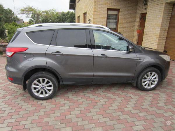 Grey Ford Kuga 2014 in Gargzdai, with an engine capacity of 2.00 L and mileage of 145 thousand km for 7900 €, photo 4 on AUTOMOTO.COM.LV