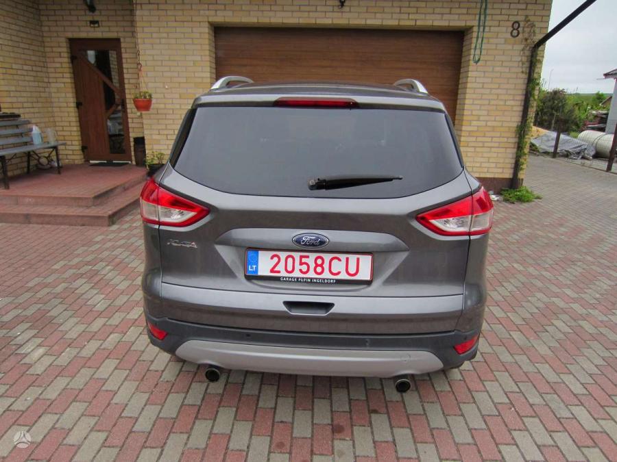 Pelēks Ford Kuga 2014 Gargždai, ar dzinēja tilpumu 2.00 L un nobraukumu 145 tūkst. km par 7900 €, foto 6 vietnē AUTOMOTO.COM.LV