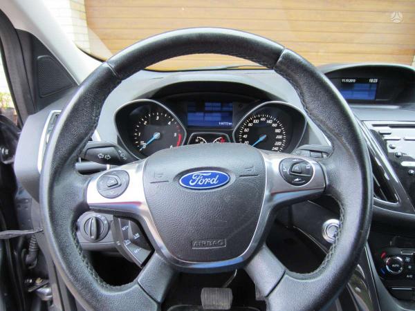 Grey Ford Kuga 2014 in Gargzdai, with an engine capacity of 2.00 L and mileage of 145 thousand km for 7900 €, photo 7 on AUTOMOTO.COM.LV