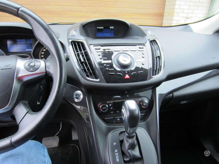 Pelēks Ford Kuga 2014 Gargždai, ar dzinēja tilpumu 2.00 L un nobraukumu 145 tūkst. km par 7900 €, foto 9 vietnē AUTOMOTO.COM.LV