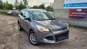 Grey Ford Kuga 2014 in Telschi, with an engine capacity of 1.60 L and mileage of 119 thousand km for 6150 €, photo  on AUTOMOTO.COM.LV