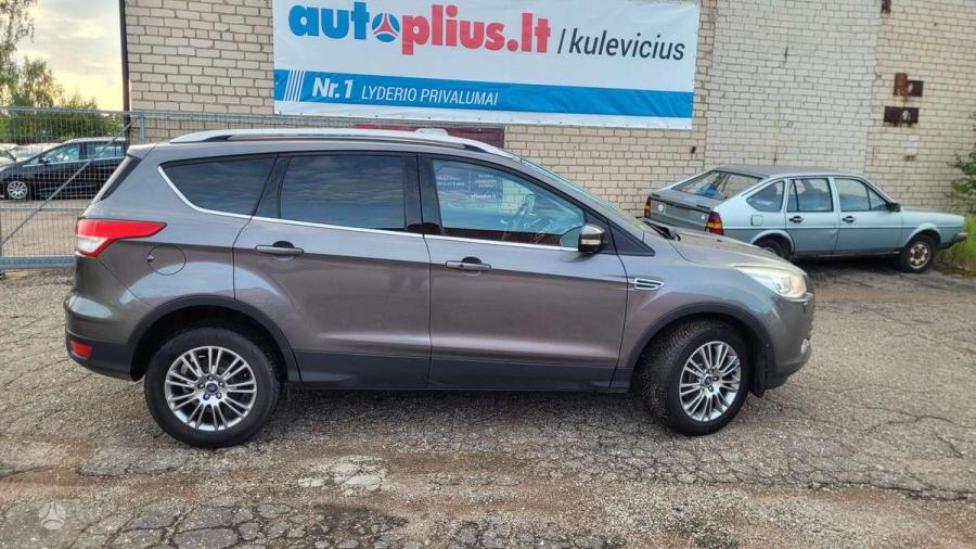 Grey Ford Kuga 2014 in Telschi, with an engine capacity of 1.60 L and mileage of 119 thousand km for 6150 €, photo 6 on AUTOMOTO.COM.LV