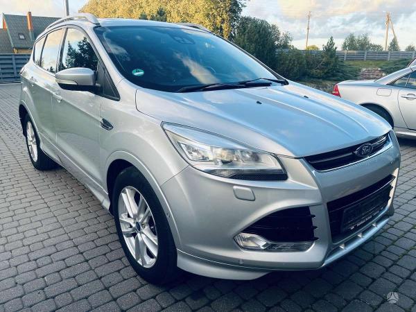 Ford Kuga 2014 in Marijampole on AUTOMOTO.COM.LV Grey Ford Kuga 2014 in Marijampole, with an engine capacity of 2.00 L and mileage of 255 thousand km for 6700 €, photo 3 on AUTOMOTO.COM.LV
