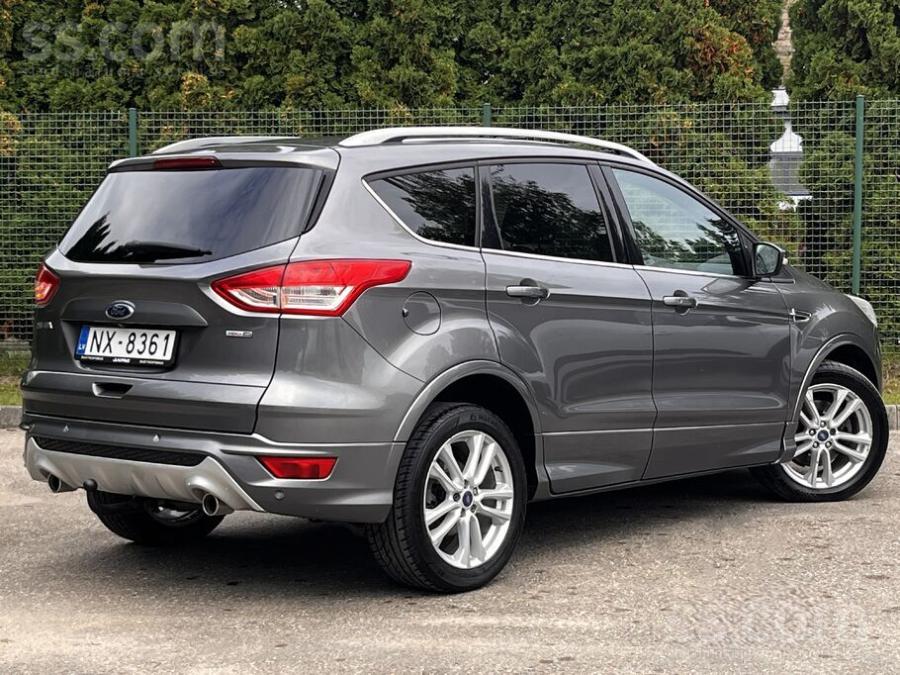Pelēks Ford Kuga 2014 Jelgava, ar dzinēja tilpumu 2.00 L un nobraukumu 239 tūkst. km par 7590 €, foto 7 vietnē AUTOMOTO.COM.LV